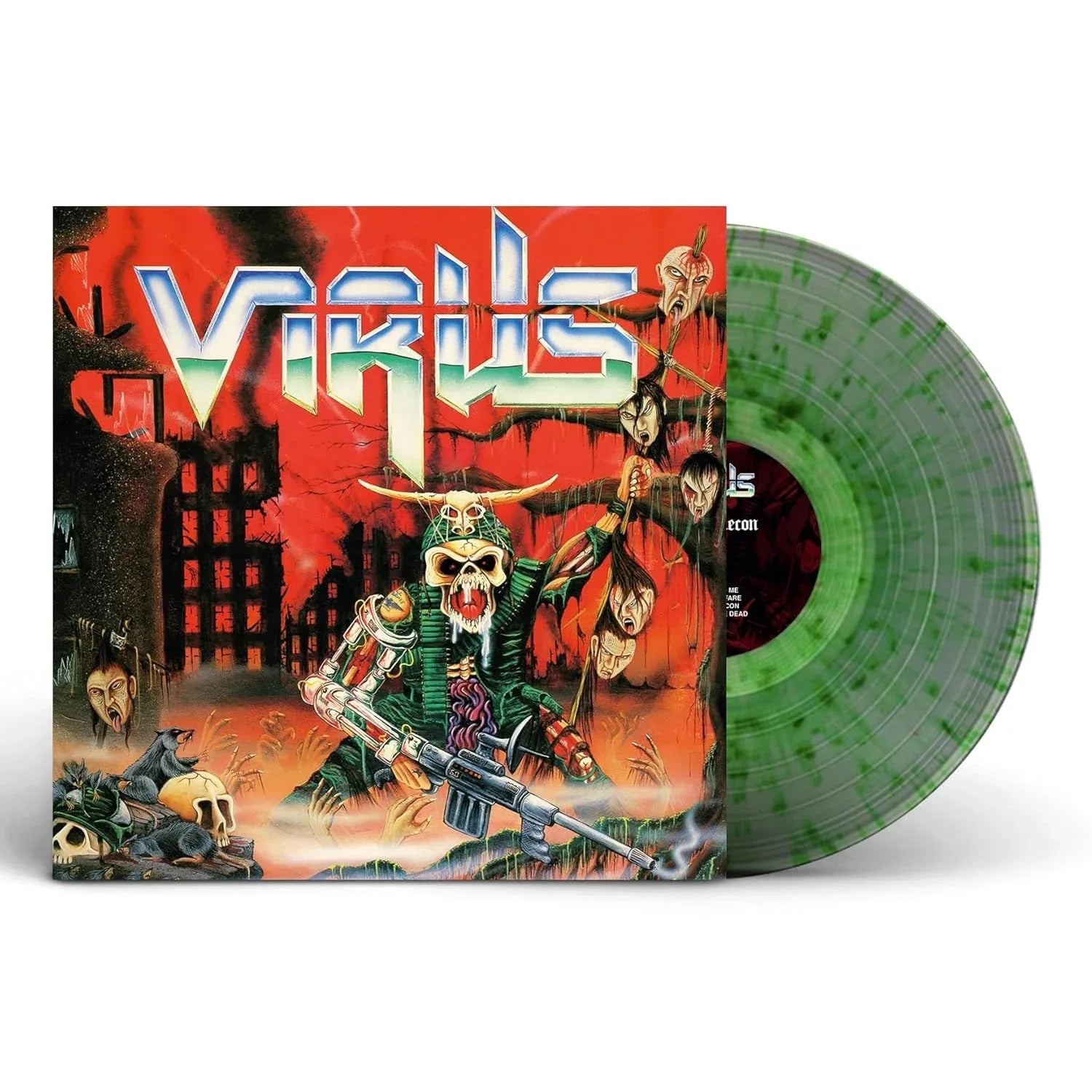 Virus - Force Recon (Clear & Green Splatter Vinyl) (LP) – Joco Records