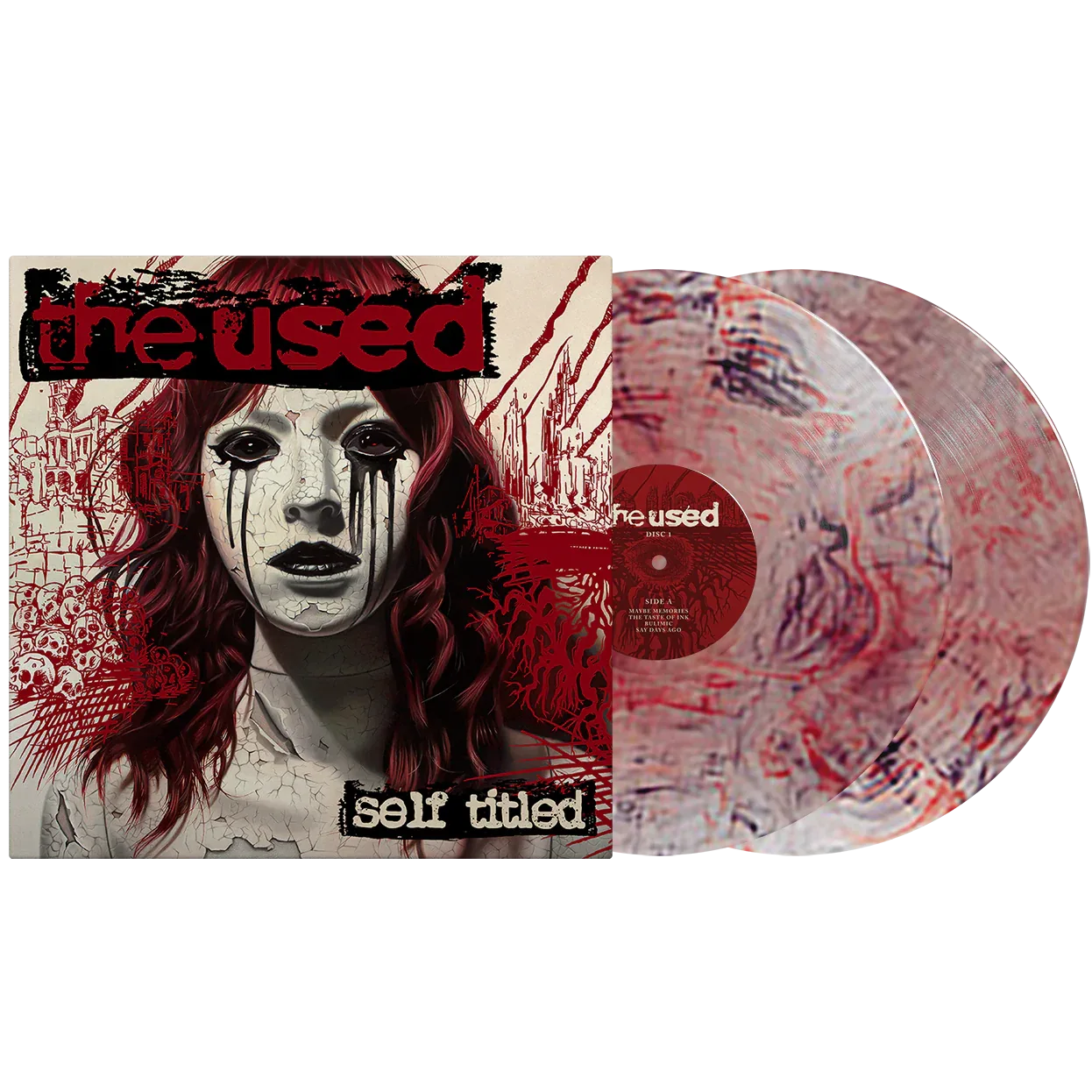 The Used - The Used (Limited Edition, Red, White & Black Splatter Viny ...